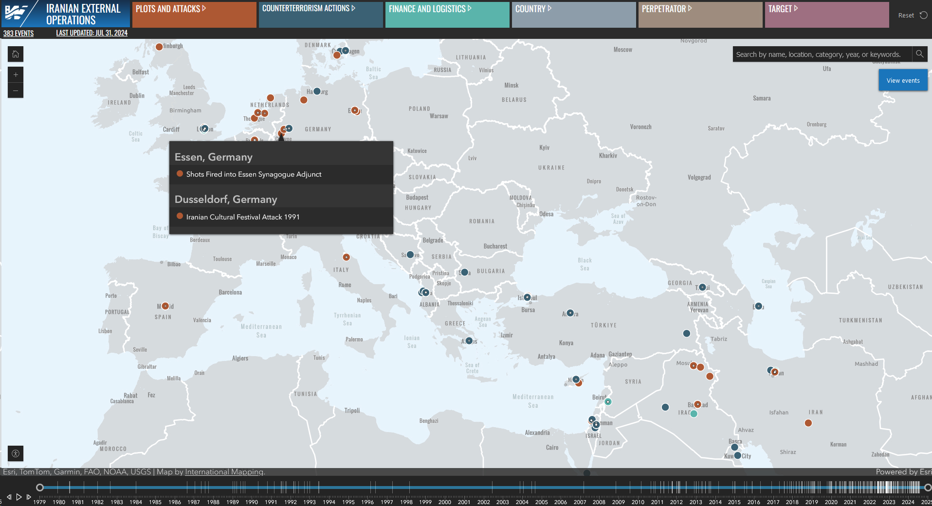 Mapping Iranian External Operations Worldwide | The Washington Institute